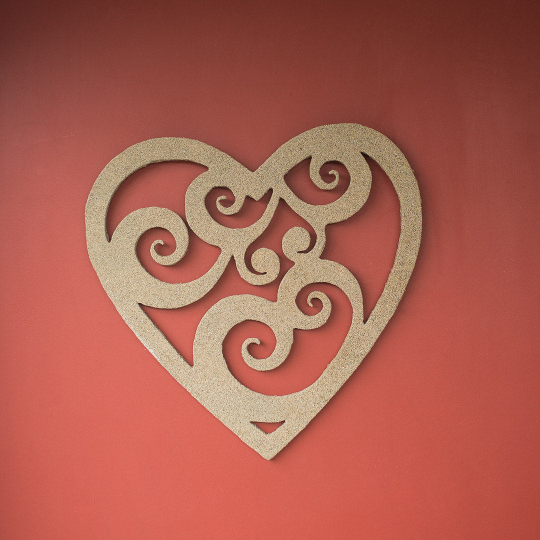 Koru Heart – Pacifica Garden Art